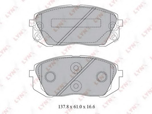 581012SA51,OEM 581012SA51 Brake Pad for OEM