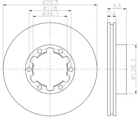 4020701L50,NISSA 4020701L50 Brake Disc for NISSA